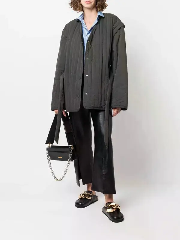 Nanushka Quilted Detachable-sleeve Jacket
