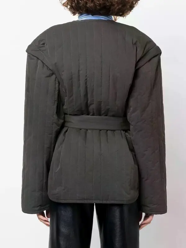 Nanushka Quilted Detachable-sleeve Jacket