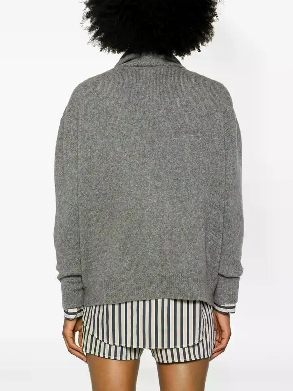Plan C Ribbed-knit Cardigan