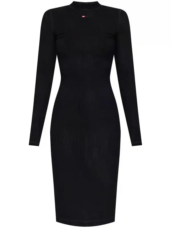 DIESEL® D-mokky-ls-microdiv Midi Dress