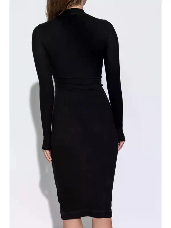 DIESEL® D-mokky-ls-microdiv Midi Dress
