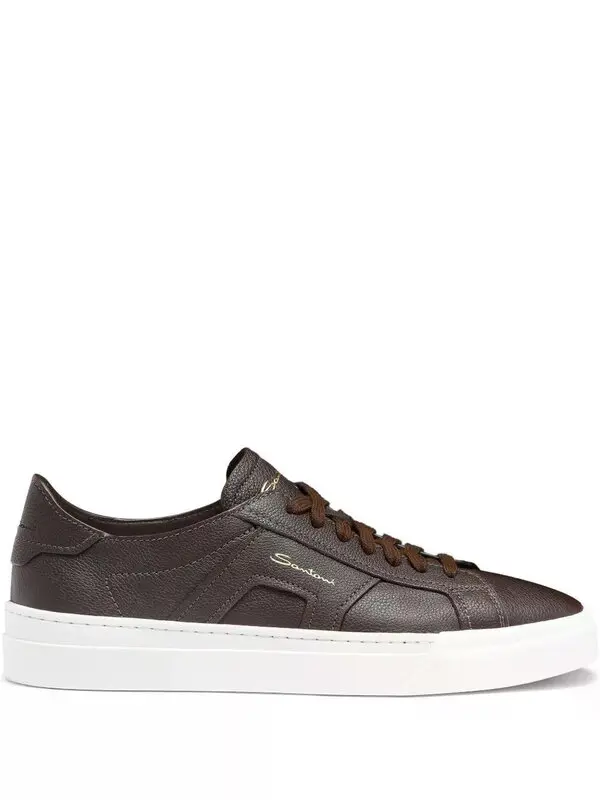 Santoni Double Buckle Sneakers