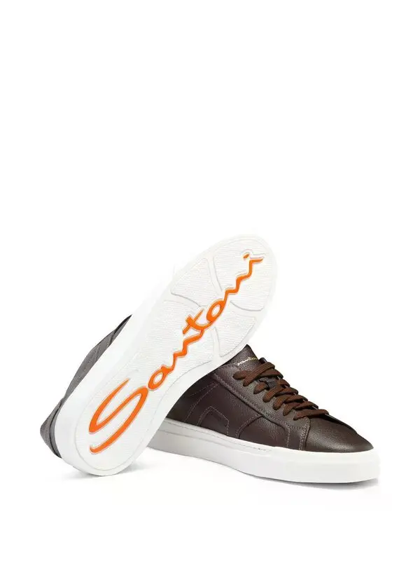 Santoni Double Buckle Sneakers