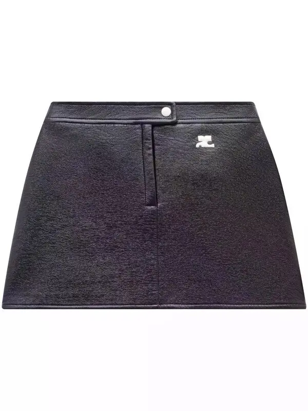 COURREGES Reedition Vinyl Skirt - Blue