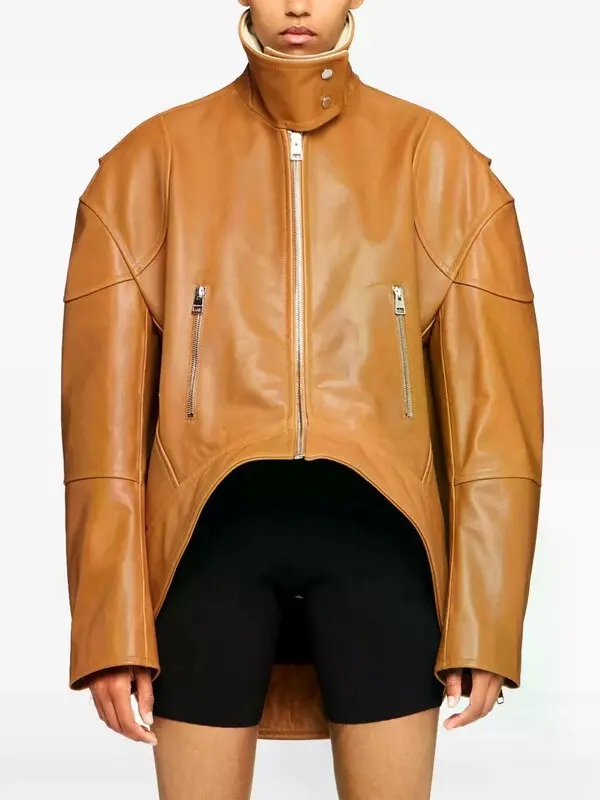 JW Anderson Curved Leather Jacket