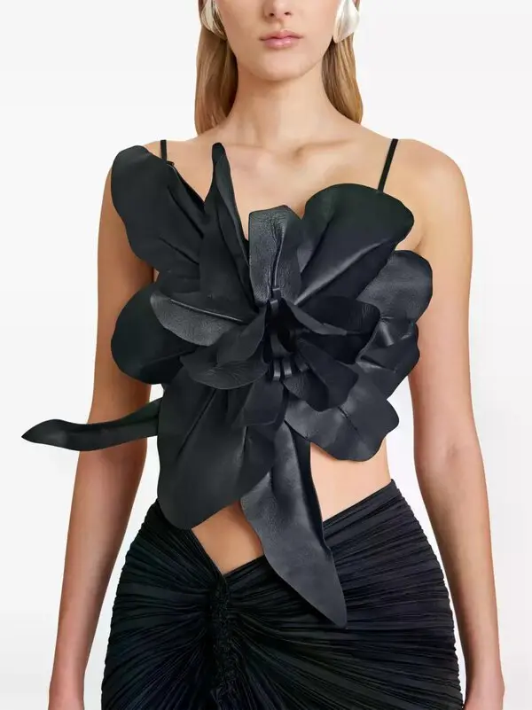 Cult Gaia Gabriela Nappa Leather Top