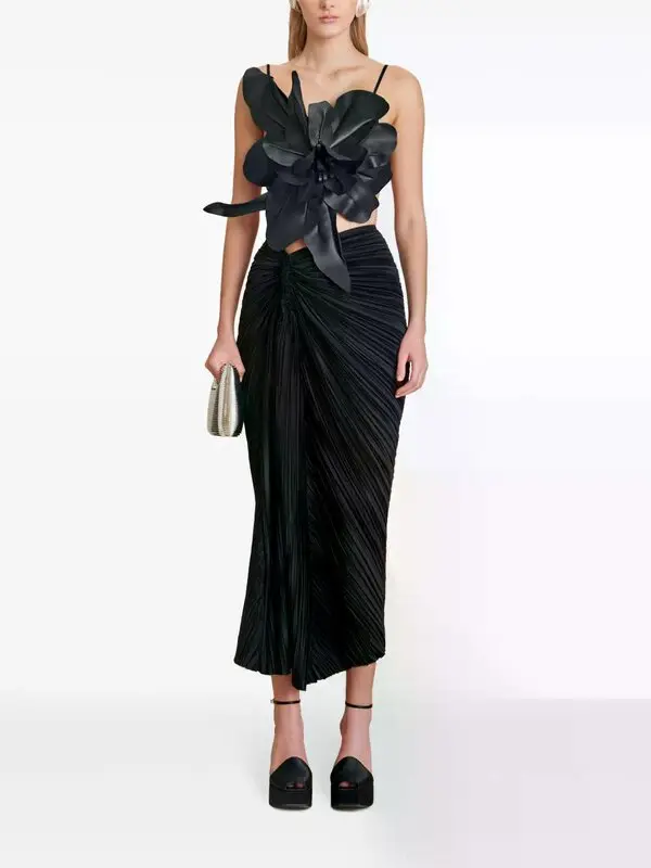 Cult Gaia Gabriela Nappa Leather Top