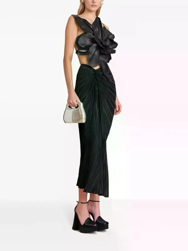 Cult Gaia Gabriela Nappa Leather Top
