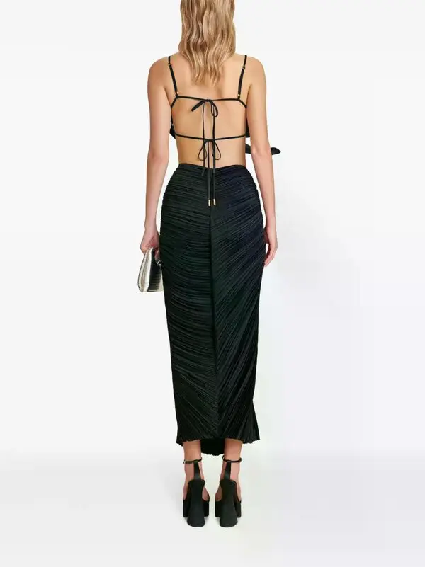 Cult Gaia Gabriela Nappa Leather Top