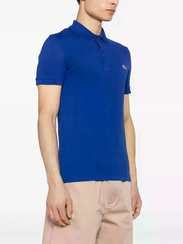 Lacoste Logo-patch Cotton Polo Shirt