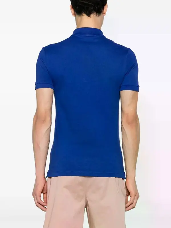 Lacoste Logo-patch Cotton Polo Shirt