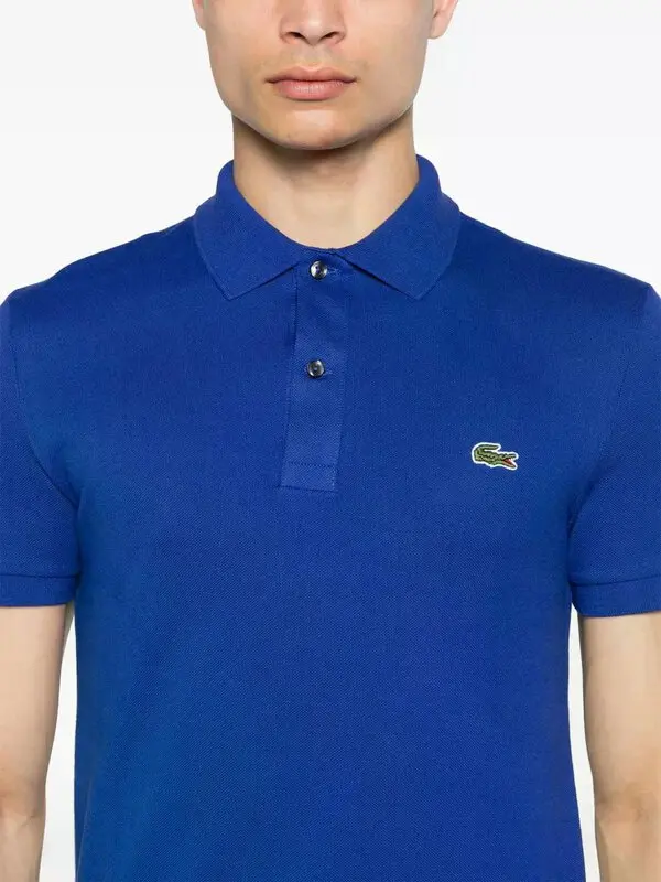 Lacoste Logo-patch Cotton Polo Shirt
