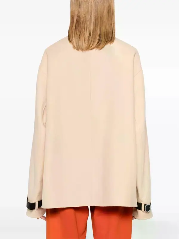 JIL SANDER Belted Cashmere Coat