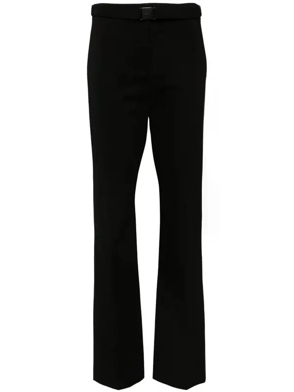 JUUN.J Decorative Buckle Detail Straight Trousers