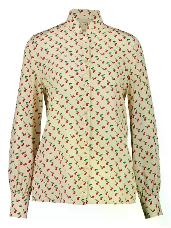Valentino Garavani Printed Button-down Shirt - Neutrals