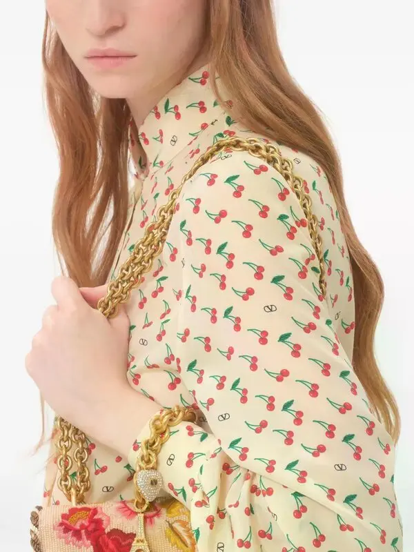 Valentino Garavani Printed Button-down Shirt - Neutrals