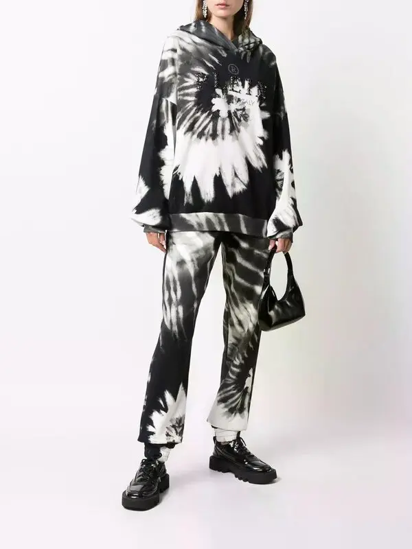 Philipp Plein Tie-dye Print Track Pants