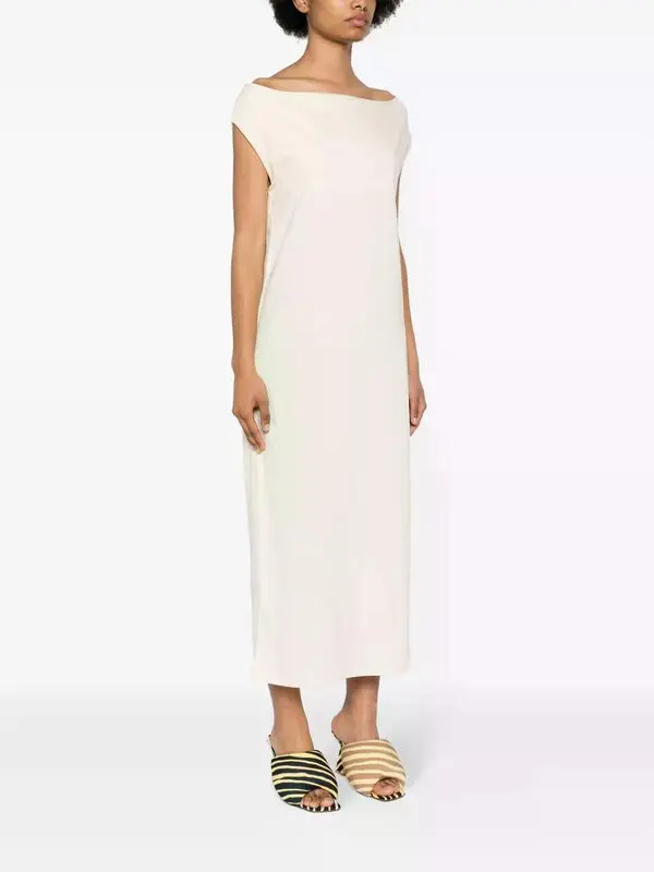 Loulou De Saison Martial Cotton Midi Dress