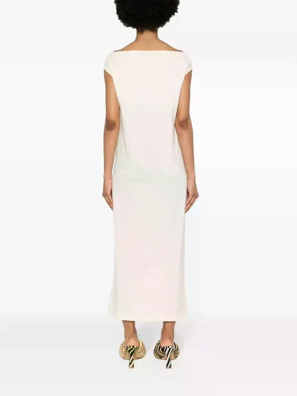 Loulou De Saison Martial Cotton Midi Dress