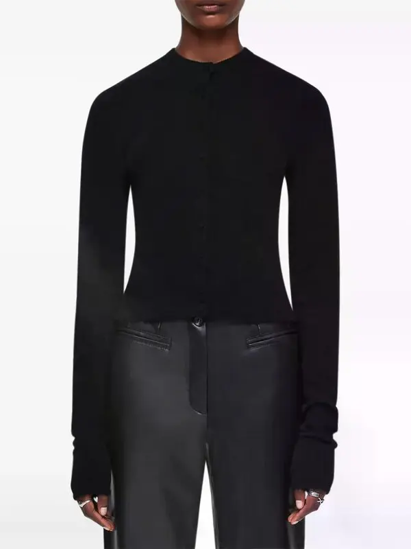 RE/DONE Crew-neck Cashmere Cardigan