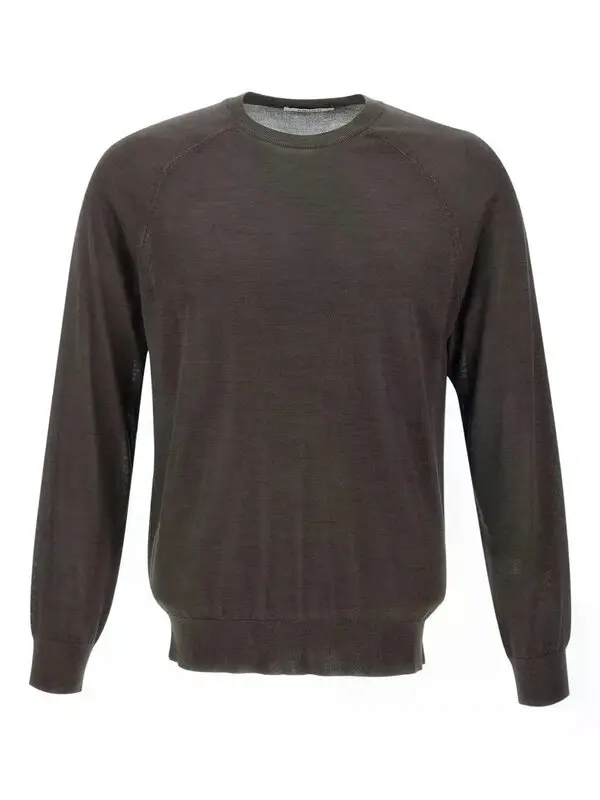 KANGRA Crew-neck Sweater - Brown
