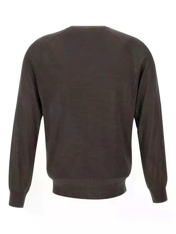 KANGRA Crew-neck Sweater - Brown