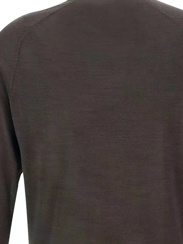 KANGRA Crew-neck Sweater - Brown