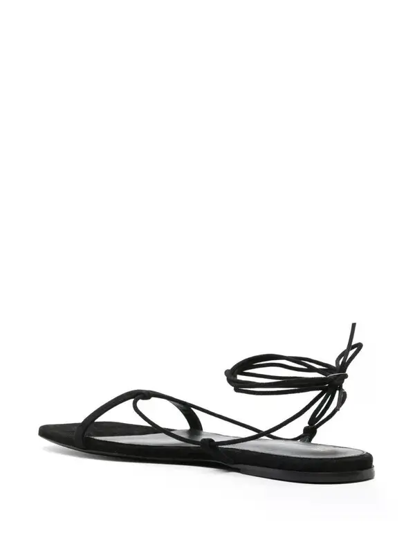TOTEME Tie-fastening Suede Sandals