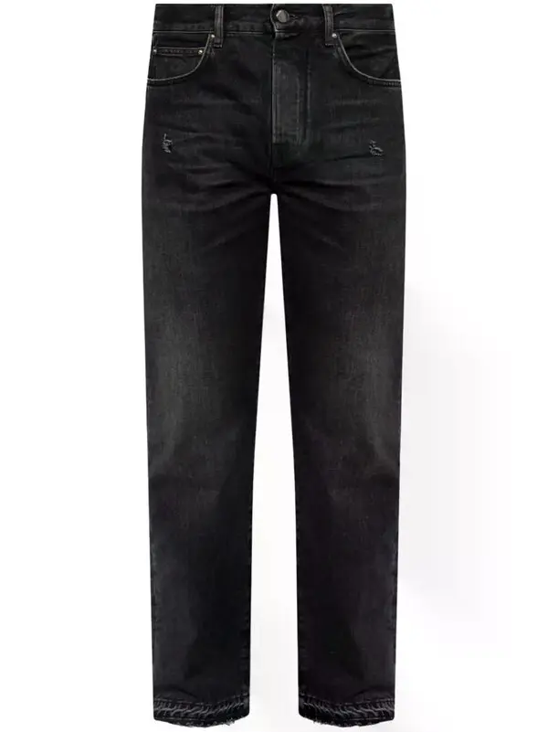 Amiri Mid-rise Straight-leg Jeans