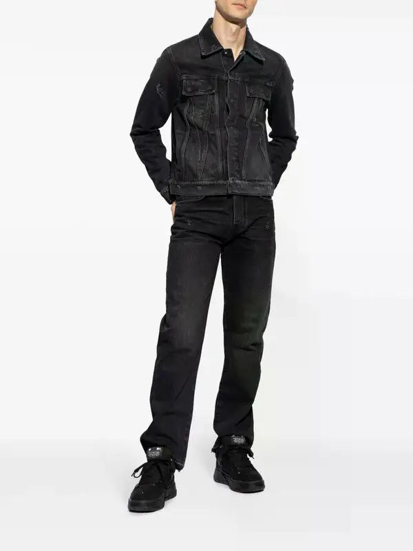 Amiri Mid-rise Straight-leg Jeans