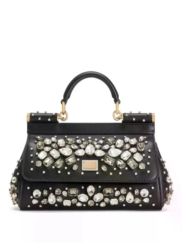 Dolce & Gabbana Small Sicily Handbag - Black