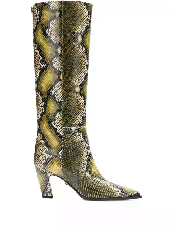 Roberto Cavalli Knee-high Sculpted Heel Boots
