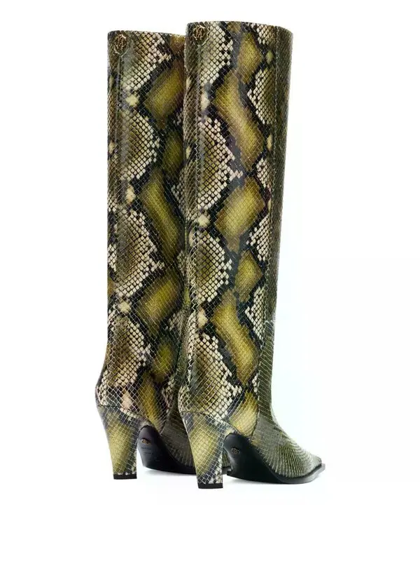 Roberto Cavalli Knee-high Sculpted Heel Boots