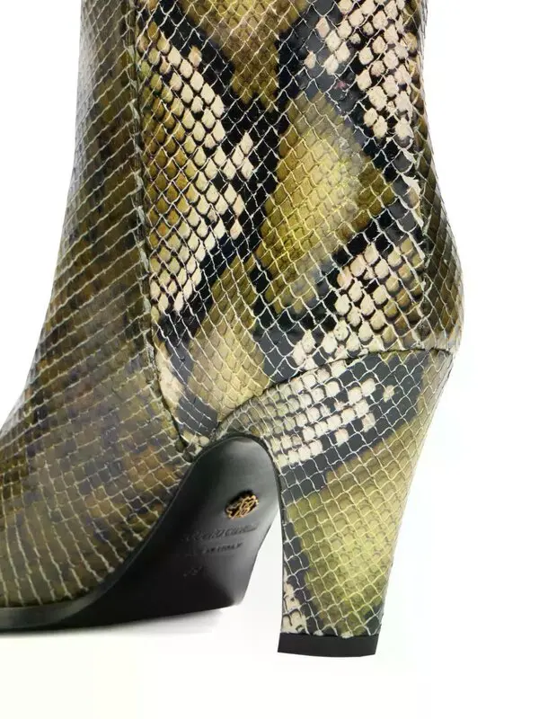 Roberto Cavalli Knee-high Sculpted Heel Boots