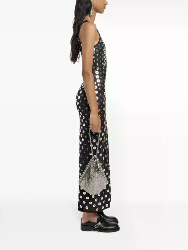 Rabanne Embroidered Long Dress