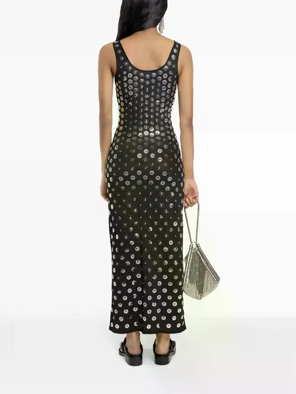 Rabanne Embroidered Long Dress