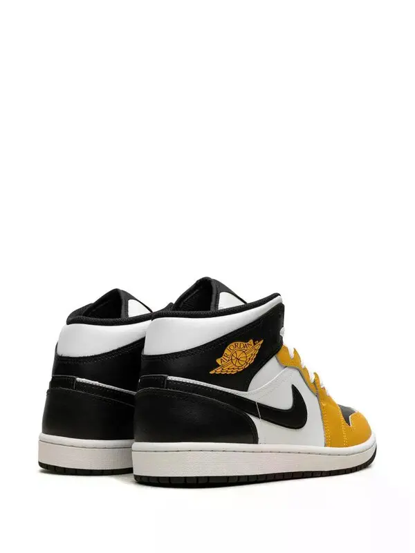 JORDAN Air 1 Mid Ochre Sneakers - Yellow