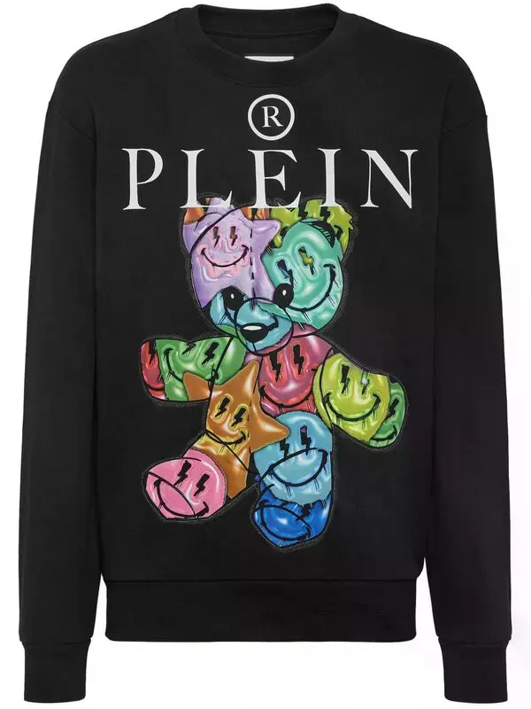Philipp Plein Teddy Bear-print Cotton Sweatshirt