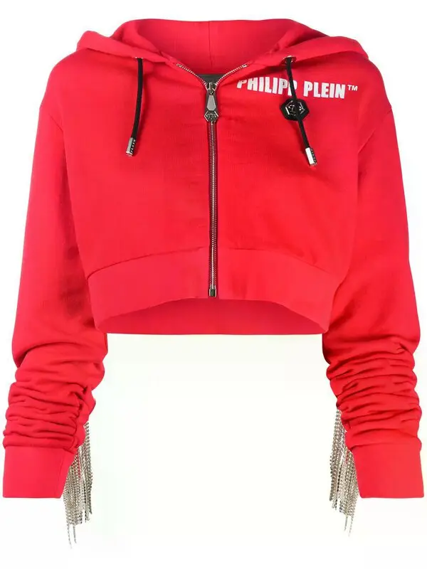 Philipp Plein Crystal-fringe Hoodie