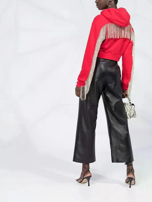 Philipp Plein Crystal-fringe Hoodie