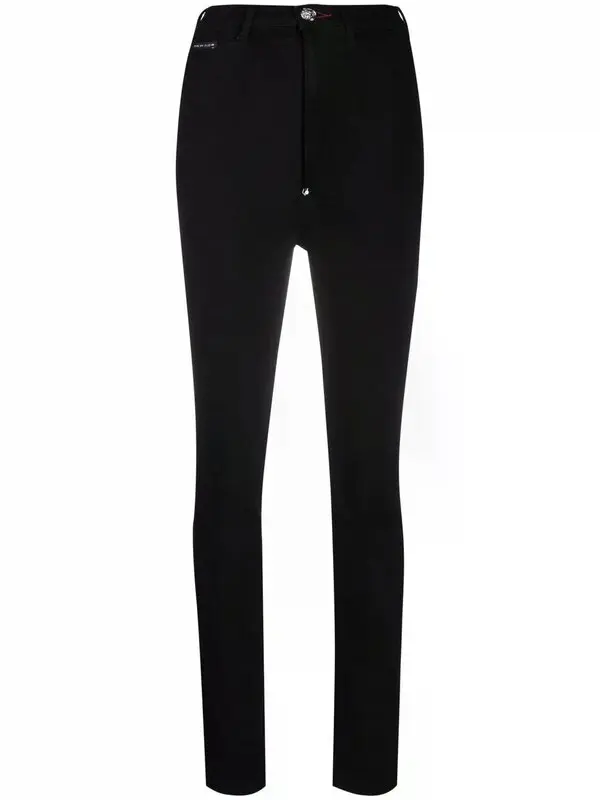 Philipp Plein Super High-waisted Denim Jeggings