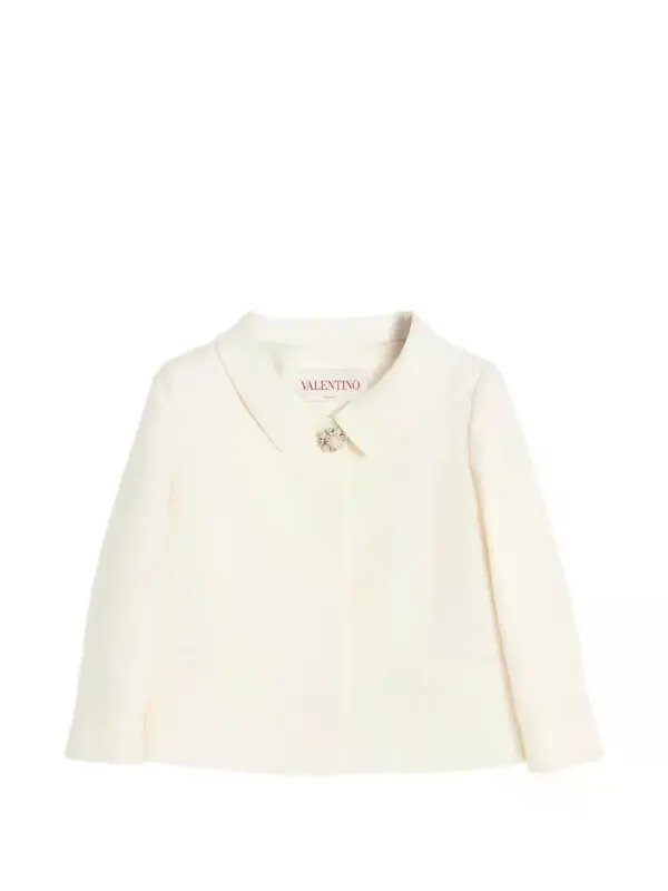 Valentino Garavani Crepe Couture Jacket - Neutrals