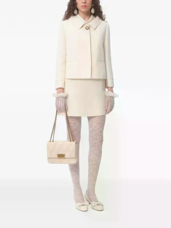 Valentino Garavani Crepe Couture Jacket - Neutrals