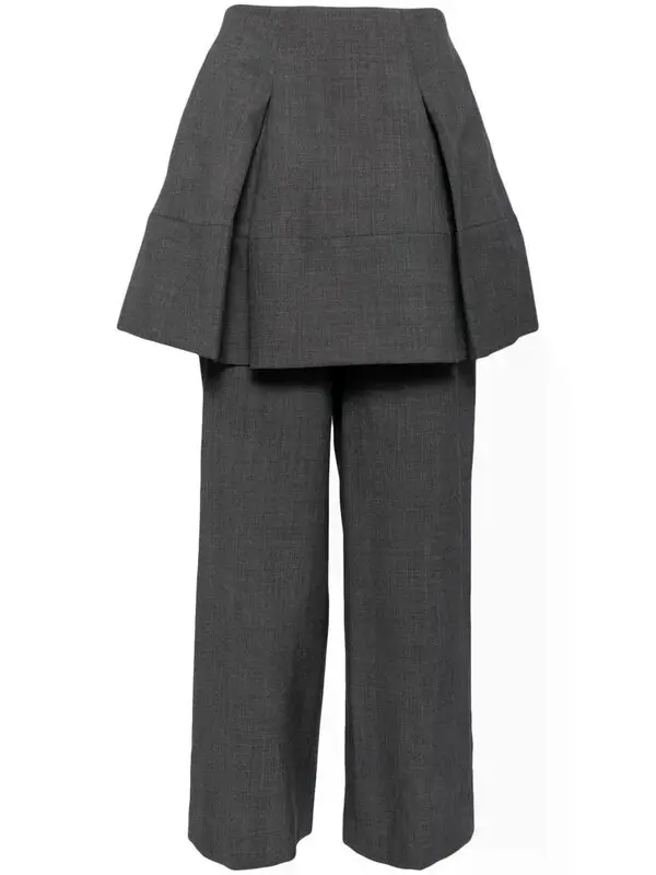 ENFOLD Layered Wide-leg Trousers