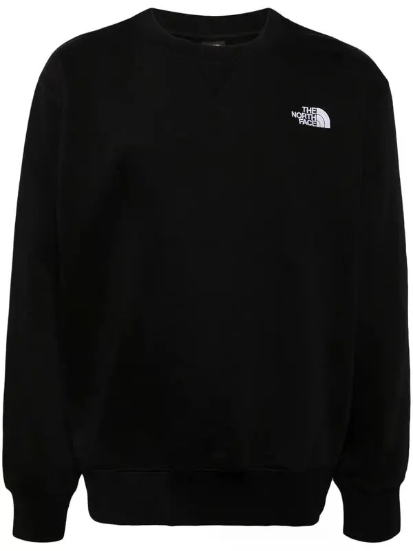 The North Face Logo-embroidered Long-sleeved Sweatshirt
