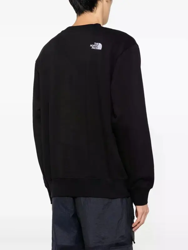 The North Face Logo-embroidered Long-sleeved Sweatshirt