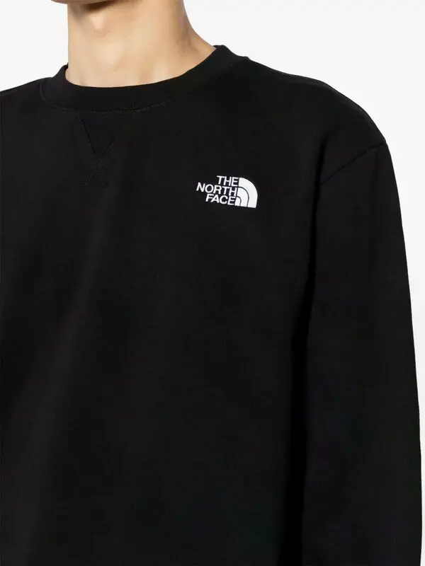 The North Face Logo-embroidered Long-sleeved Sweatshirt