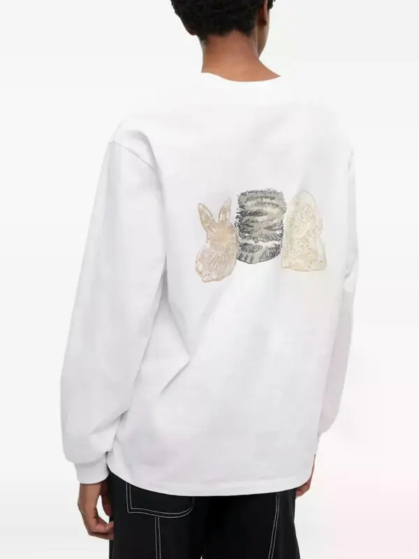 GANNI Logo-print Sweatshirt