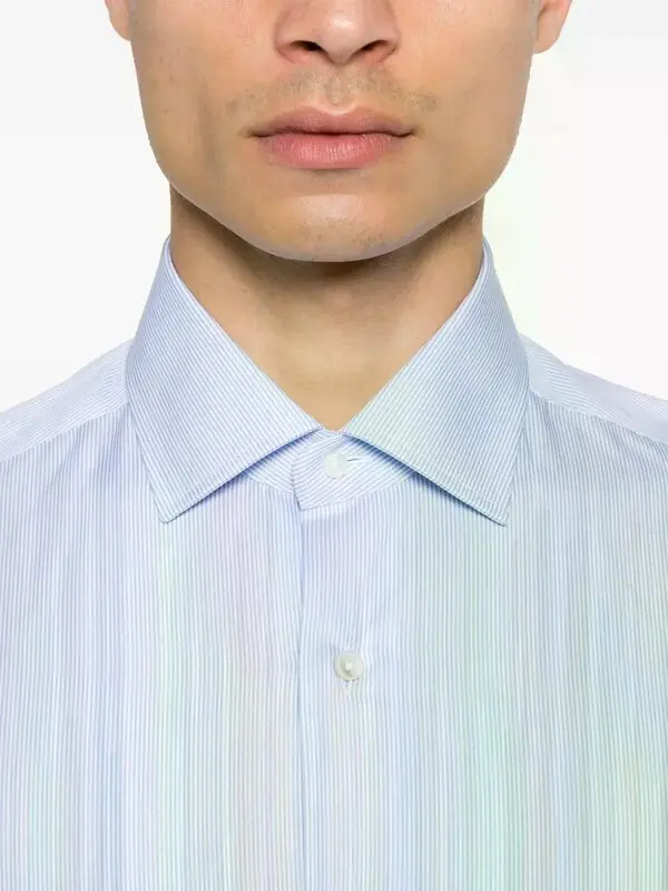 BARBA NAPOLI Striped Shirt