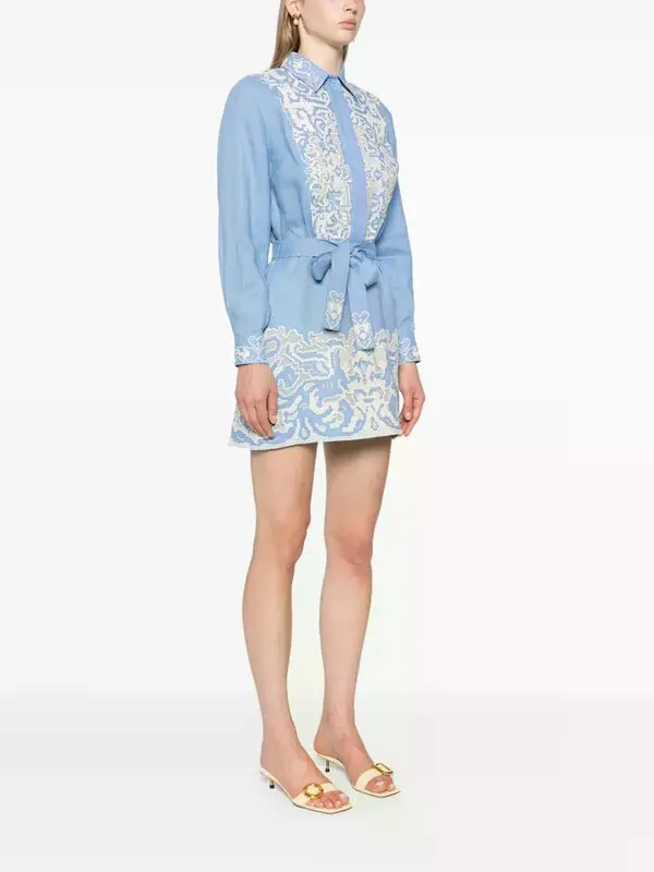 ALEMAIS Arion Linen Mini Dress